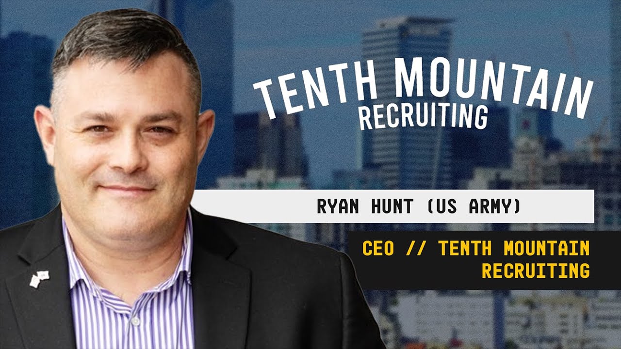 Ryan Hunt, CEO, Tenth Mountain Recruiting - Testimonial - YouTube