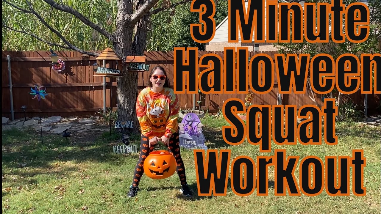 3 Minute Pick Up The Pumpkin Halloween Workout Challenge - YouTube