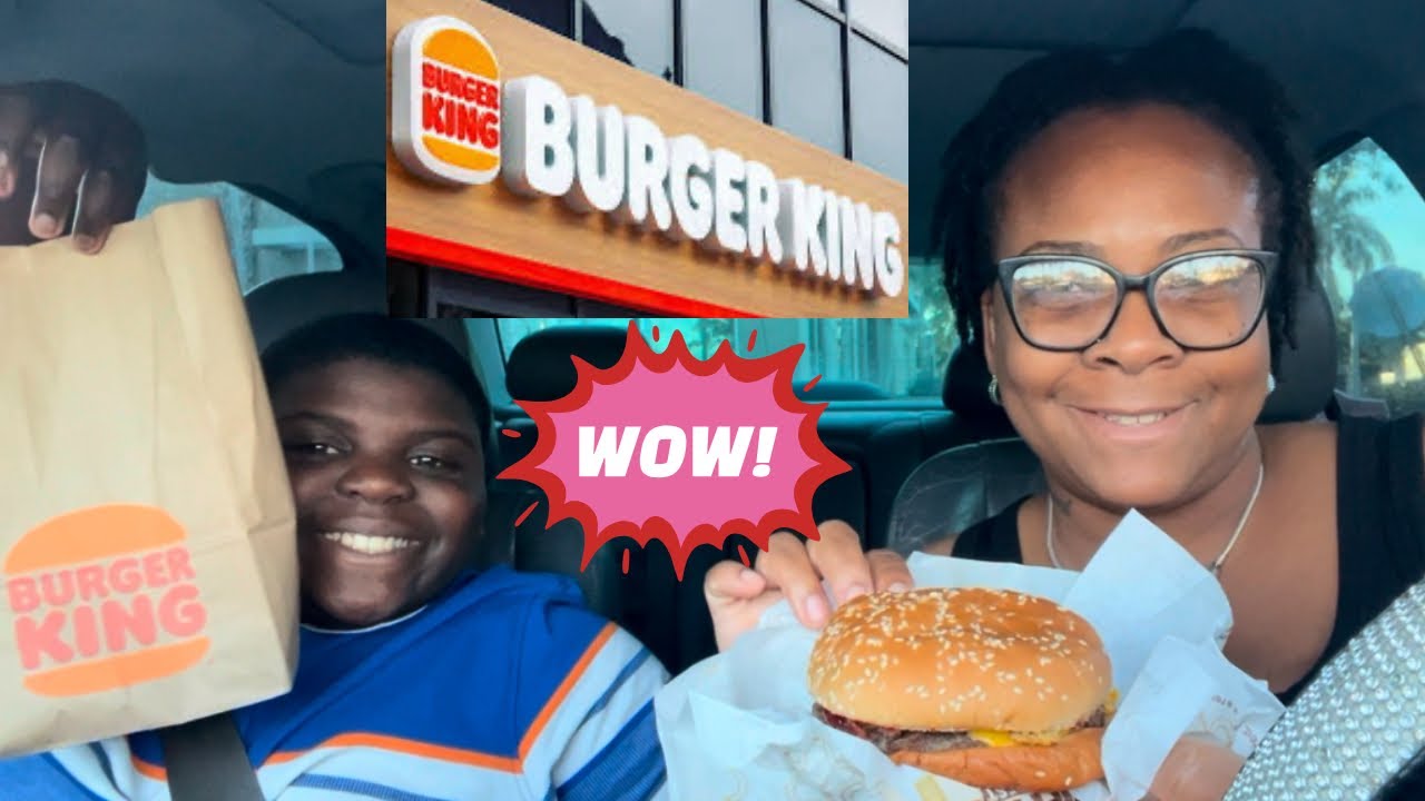 Single Mother & Her Son Reviews Burger King’s New Maple Bourbon BBQ ...