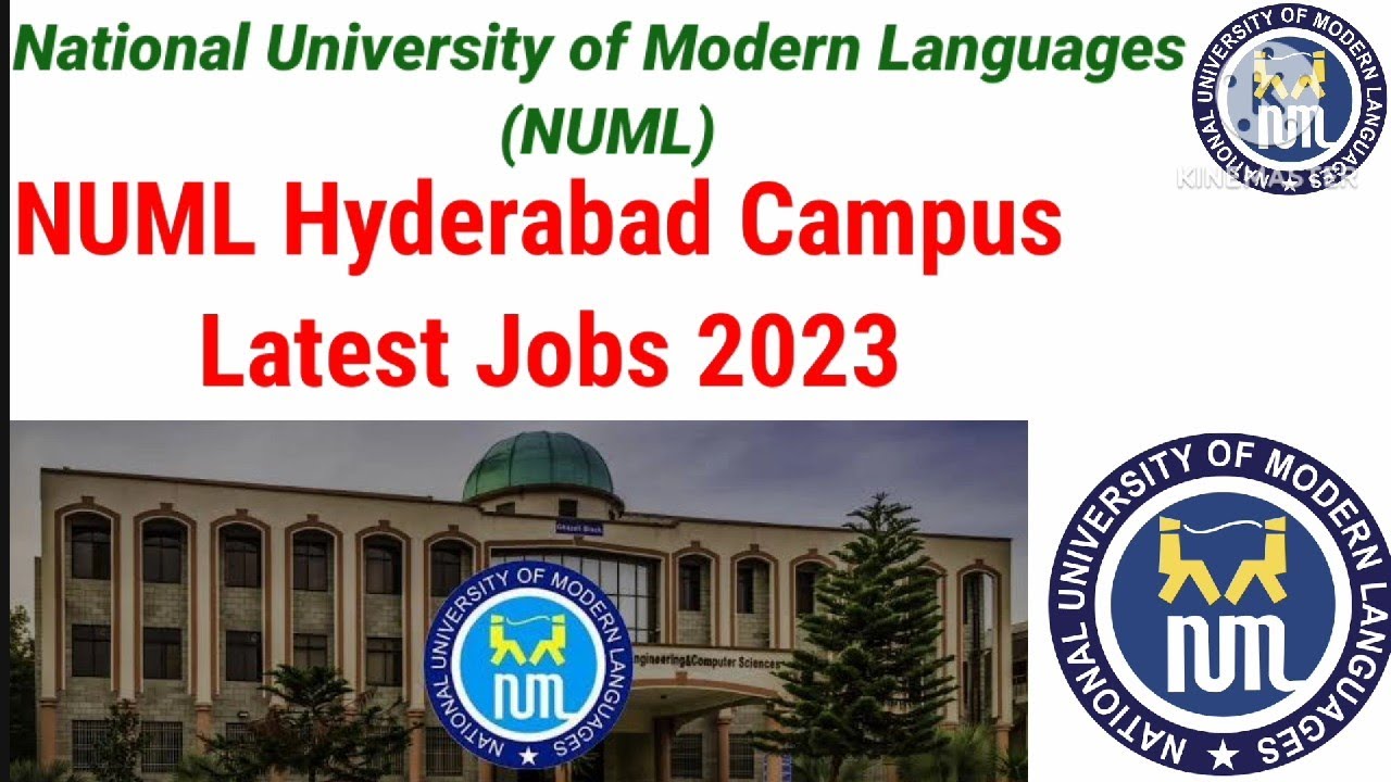 NUML jobs in Hyderabad Campus 2023,Jobs in National University of ...