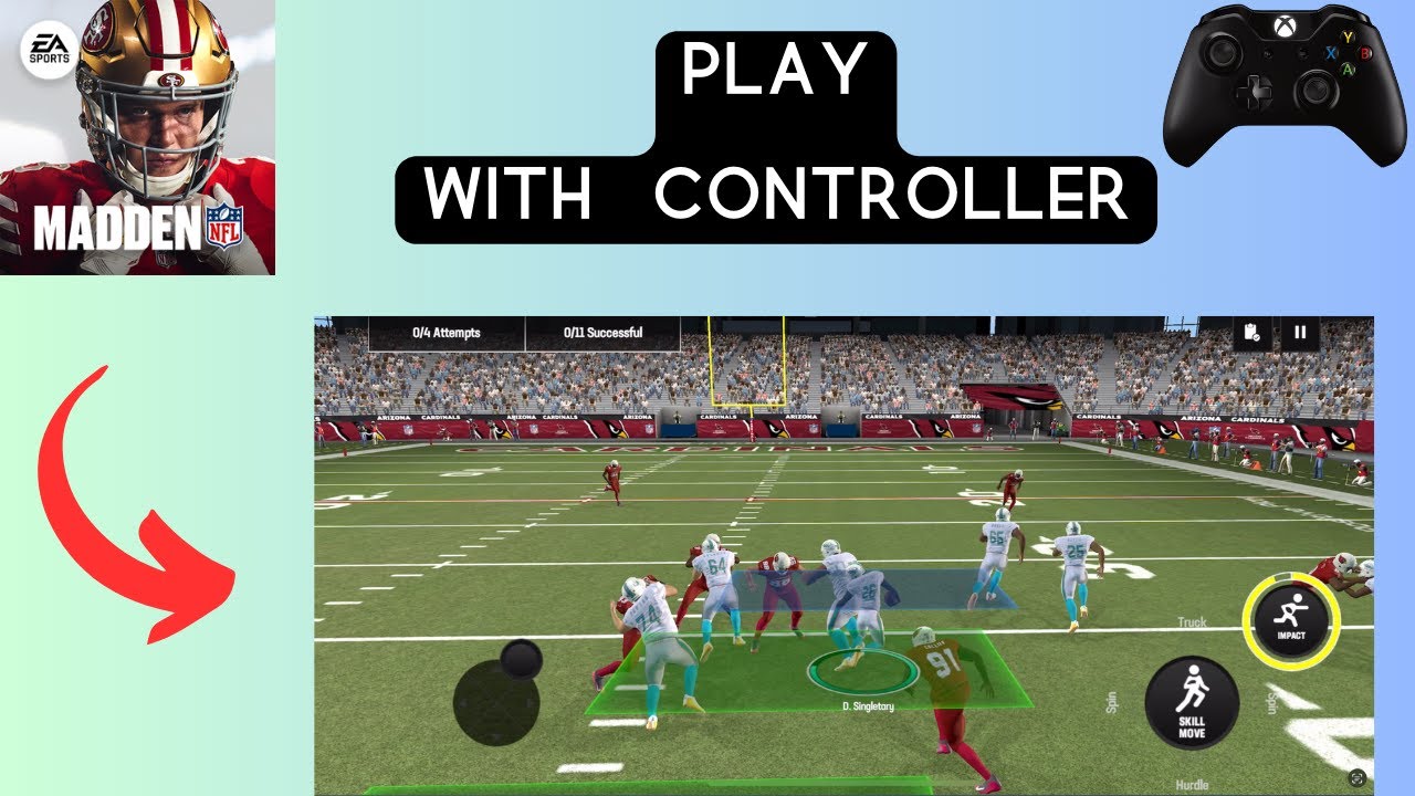 How to Play Madden NFL 25 Mobile Football with Controller Xbox and ...