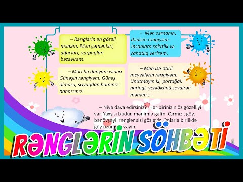 RƏNGLƏRİN SÖHBƏTİ (1-ci sinif Azərbaycan dili)