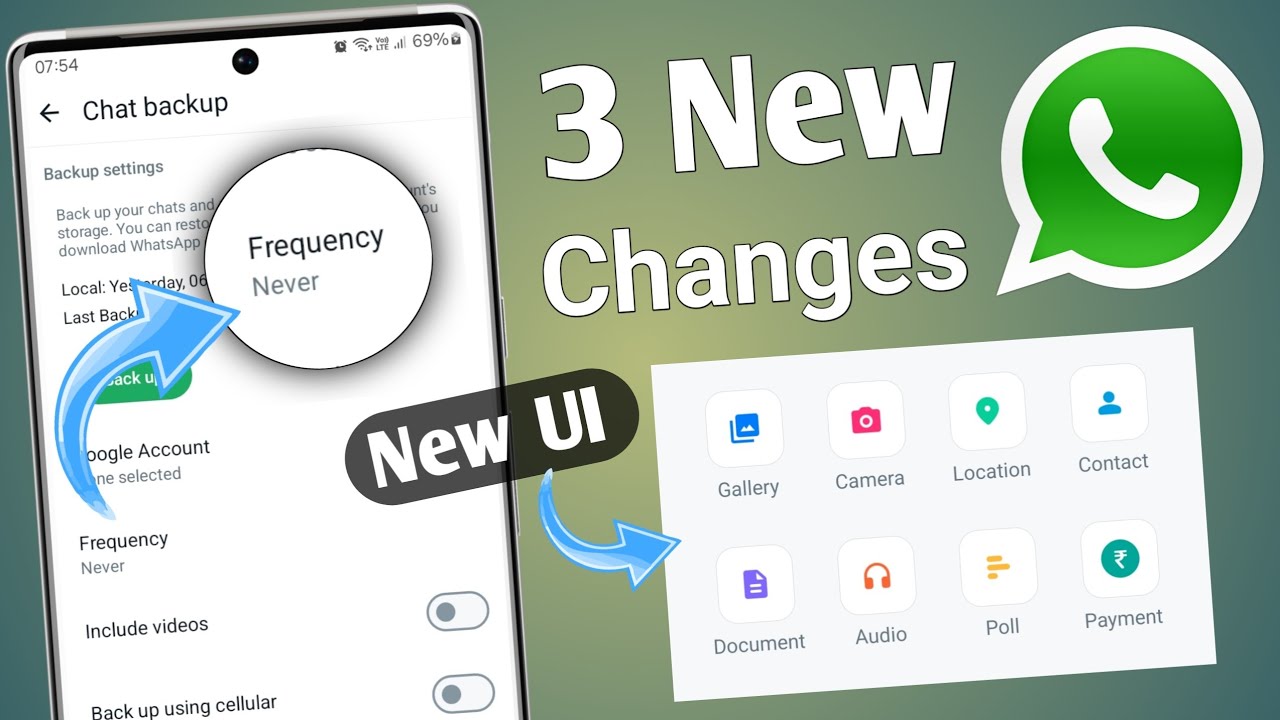 Whatsapp's New UI: 3 Exciting Changes | whatsapp new update | whatsapp ...