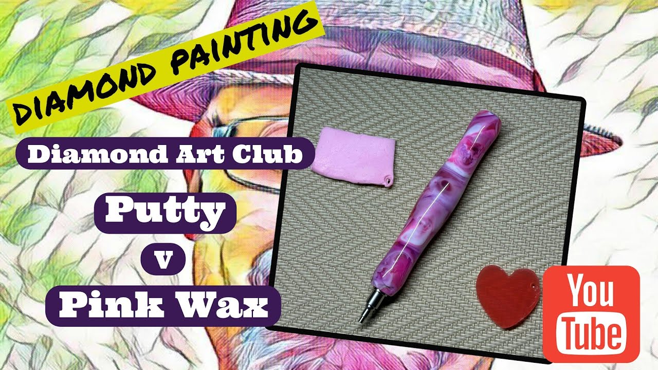 Diamond Painting - Comparing Diamond Art Club's New Putty To Their Pink ...
