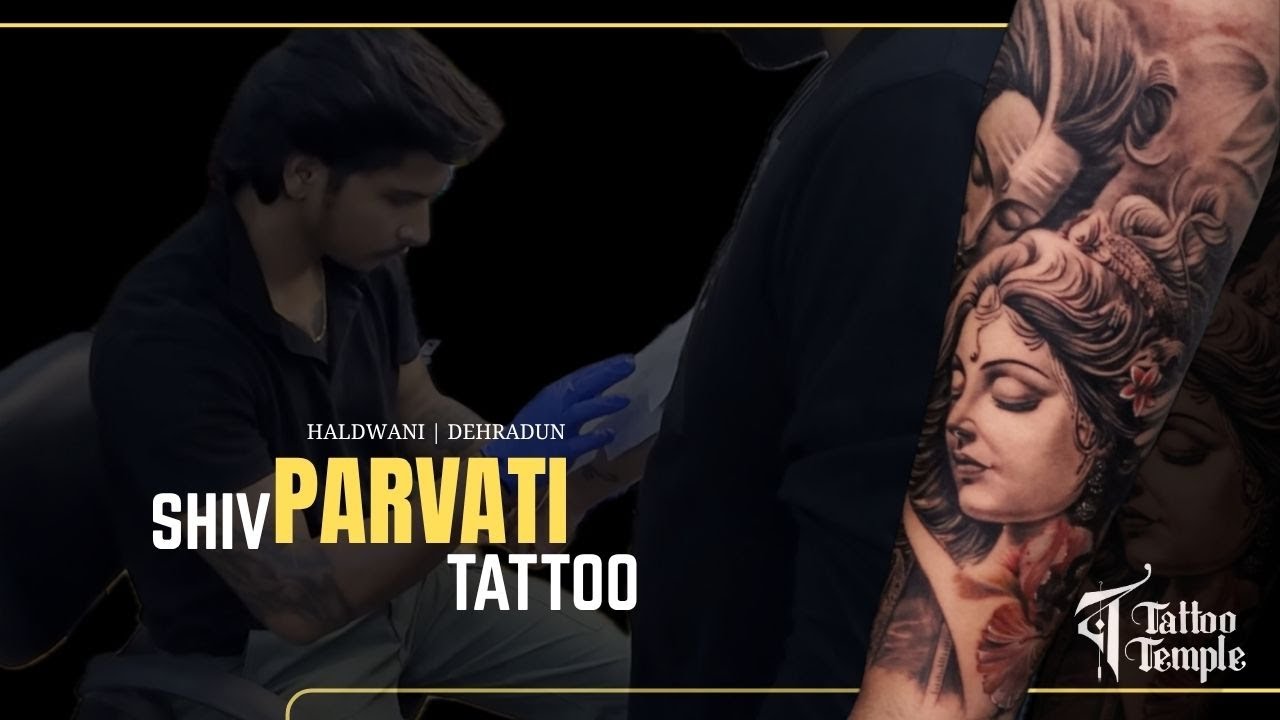 Shiv Parvati Tattoo [Time-lapse] | Haldwani || Dehradun | - YouTube
