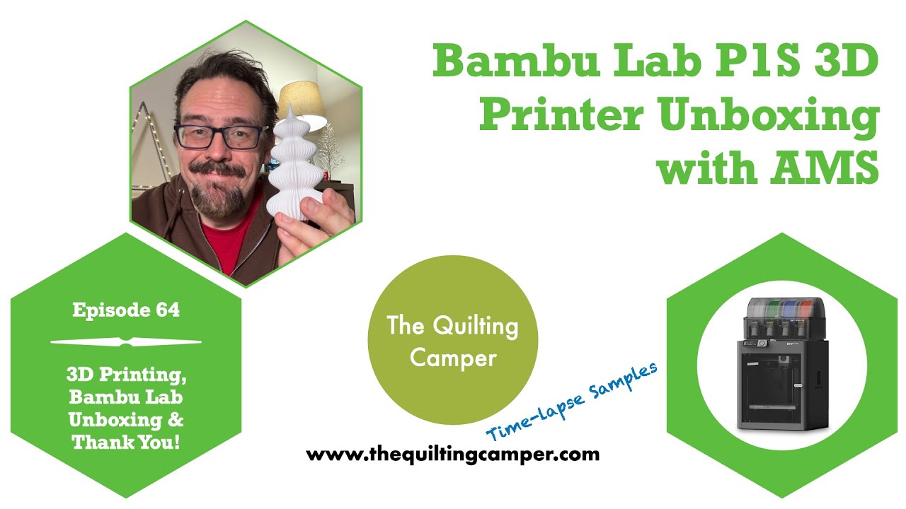 Bambu Lab P1S 3D Printer Unboxing with AMS - It's an Appliance for our ...