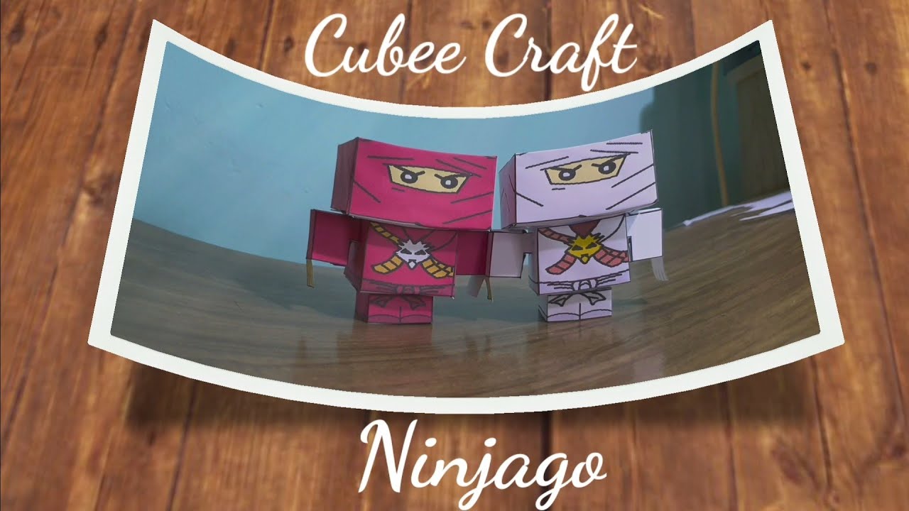 LEGO NINJAGO DE PAPEL cubee craft - YouTube