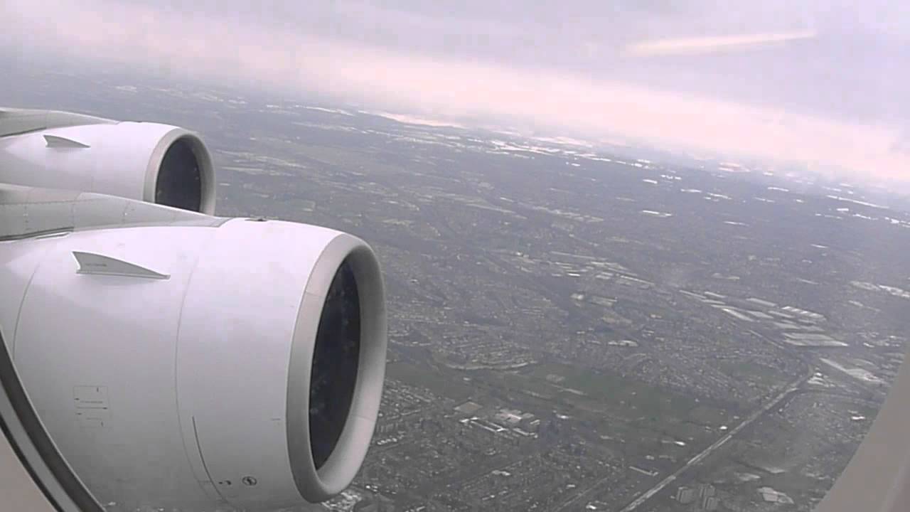 Malaysia Airlines MH3 A380 taking off from Heathrow - YouTube