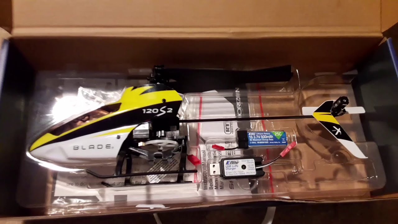 Blade 120 S2 Unboxing & Maiden (with special guest). - YouTube