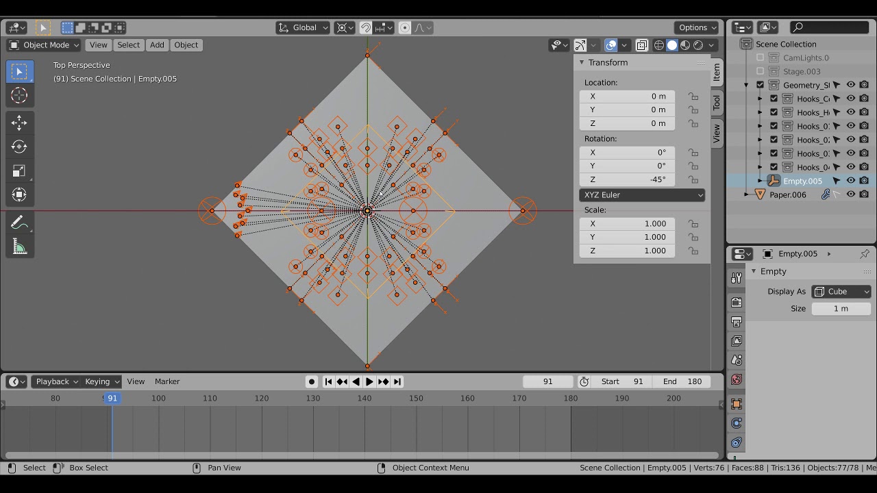 Origami Crane Animation Start - YouTube
