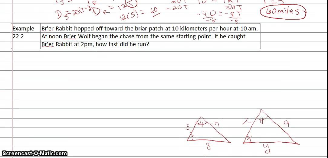 Saxon Algebra 2: Lesson 22 Examples - YouTube