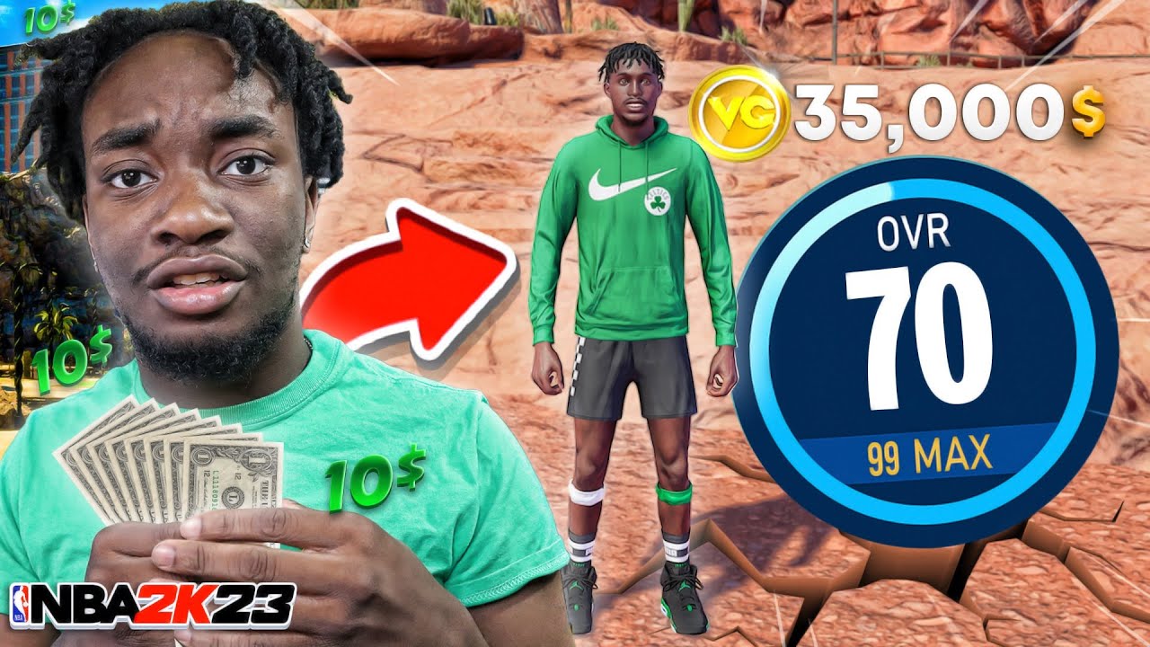 I Created The BEST BUILD On NBA 2K23 With ONLY 10$ (Part 1) - YouTube