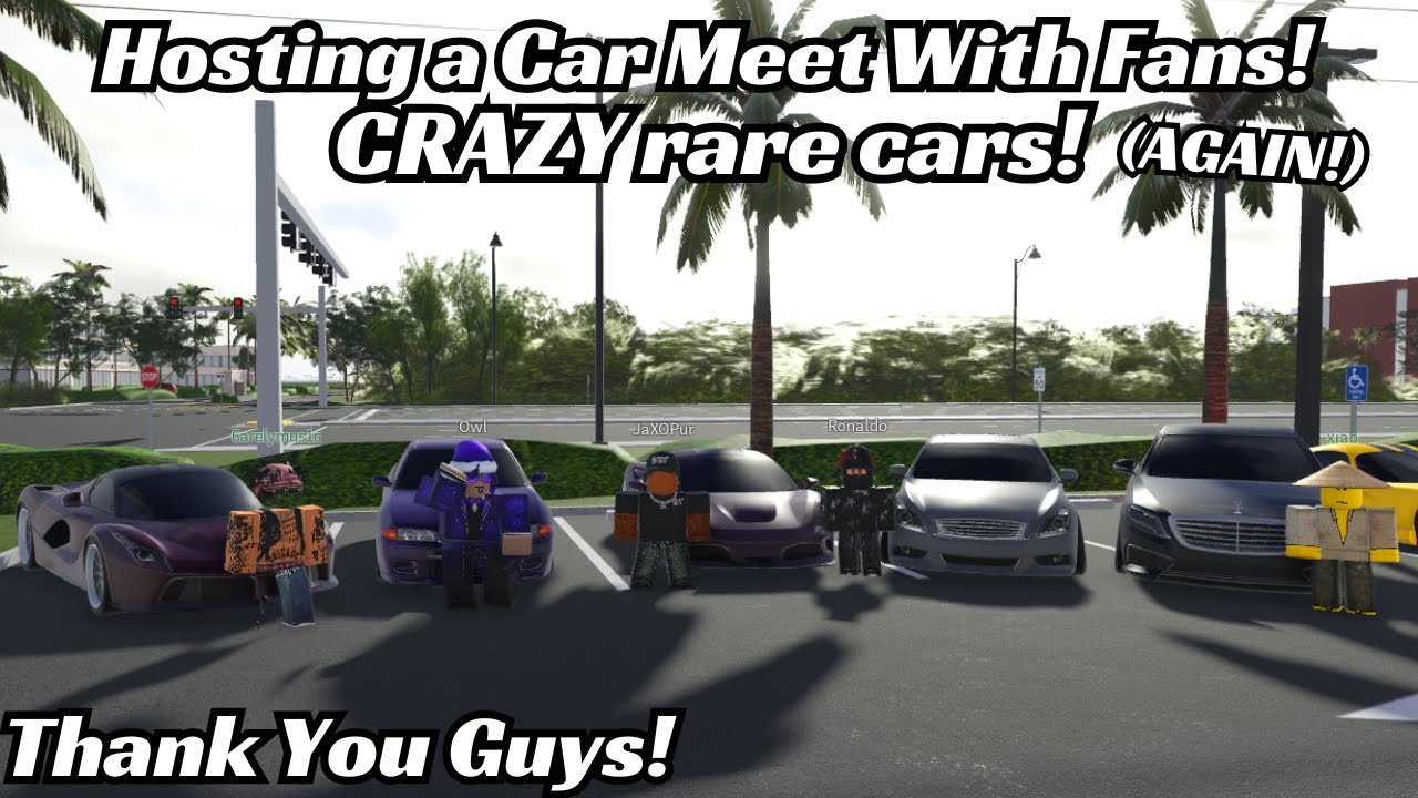 Hosting a Car Meet With Fans! (AGAIN!) *CRAZY RARE CARS!* - YouTube