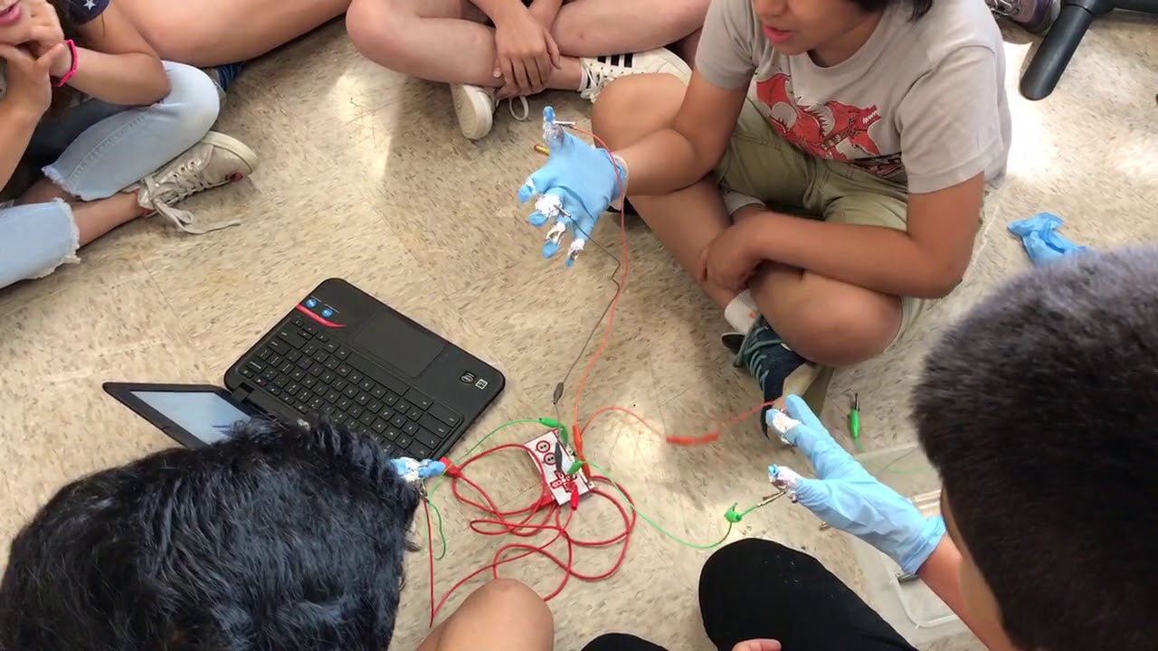 Makey Makey instruments - Mickey Mouse Glove House (Wawak) - YouTube