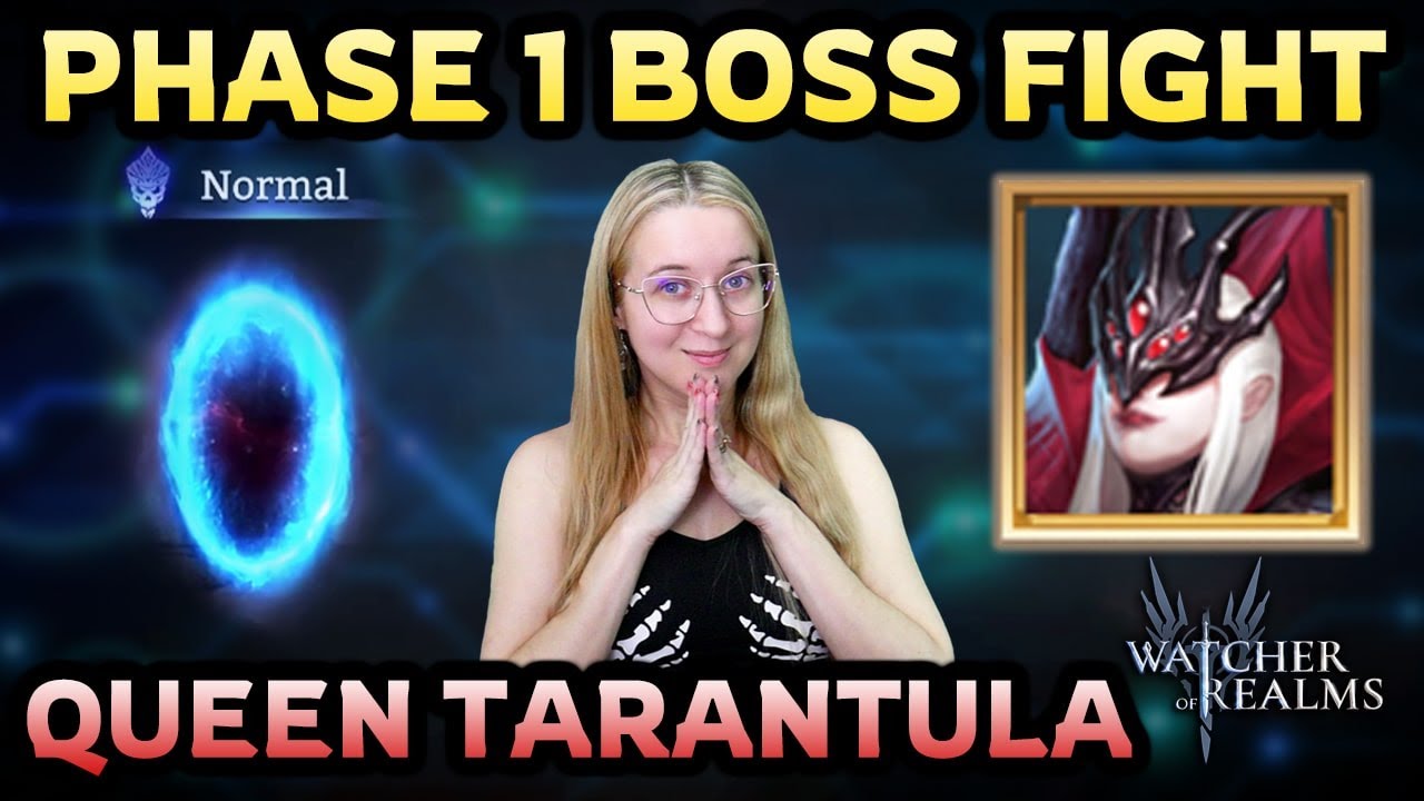 Phase 1 Boss Fight - Normal - Void Rift - Queen Tarantula Watcher of ...