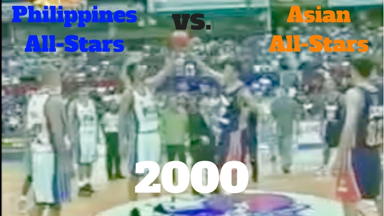 2000 ABC All Star Game. PBA (Philippines) All-Stars vs. ABC (FIBA-Asia ...