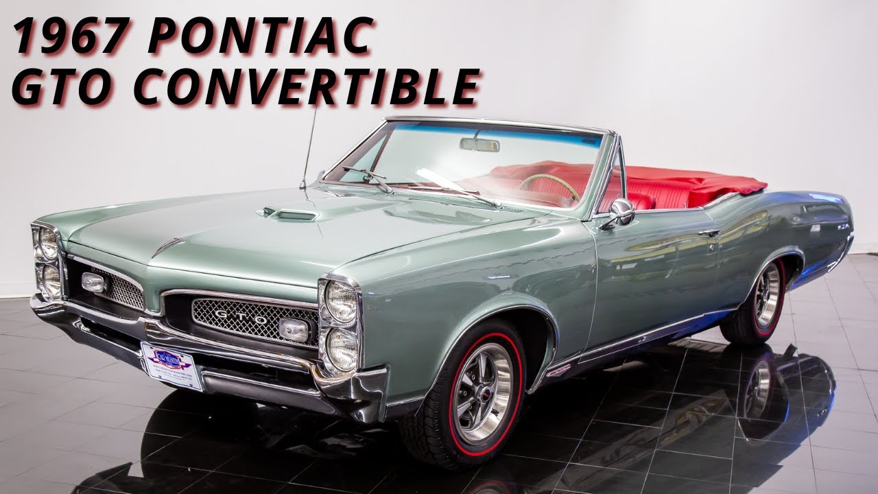 Rare, Linden Green 1967 Pontiac GTO [For Sale] St Louis Car Museum ...