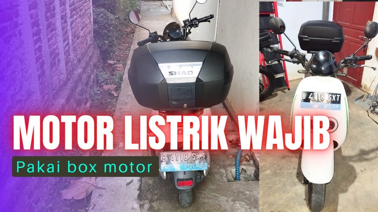 Motor listrik wajib pakai box motor - YouTube