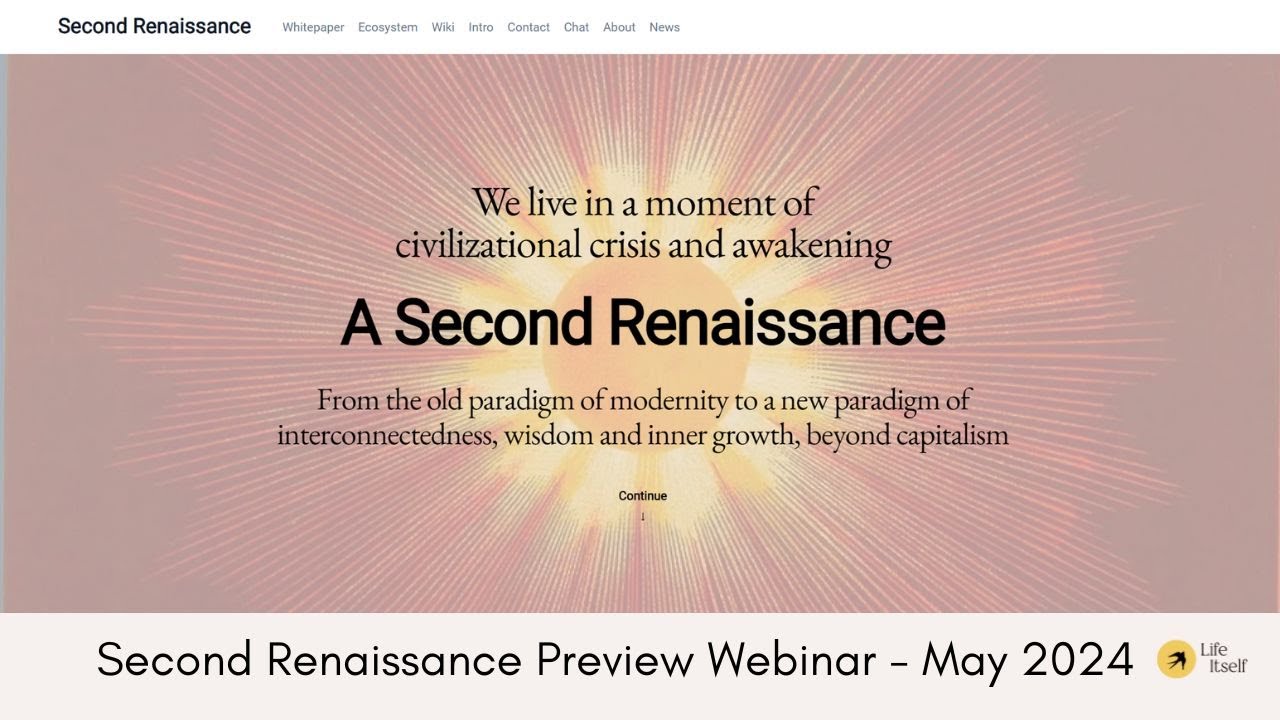 Second Renaissance Project Preview Webinar - May 2024 - YouTube