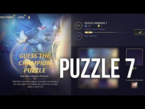 Guess the champion puzzle - PUZZLE MISSION 7 (Wild Rift) - YouTube