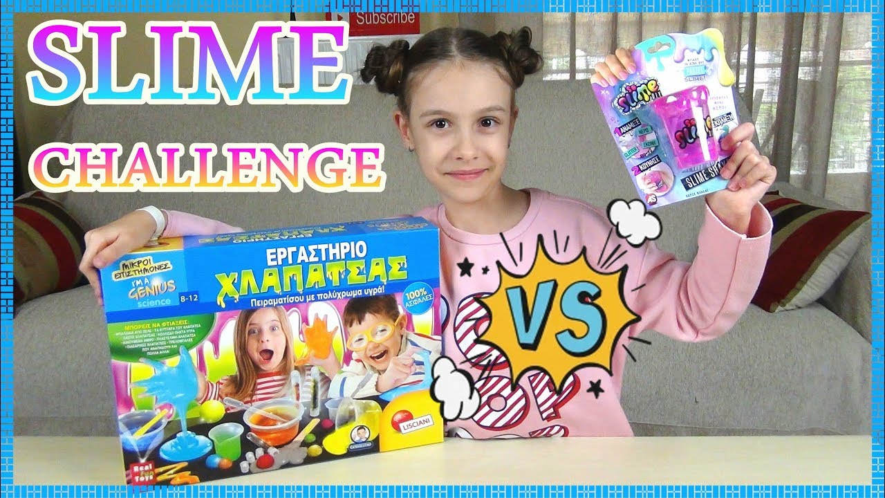 Slime Challenge! Ποιο Slime Άραγε θα Νικήσει ?Princess Tonia Vlog ...