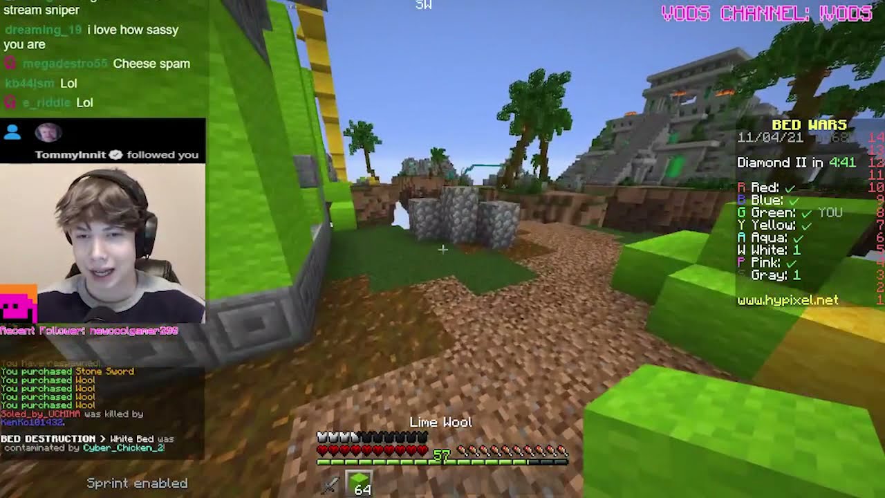 i am a certified hypixel bedwars pro camman18 Full Twitch VOD - YouTube