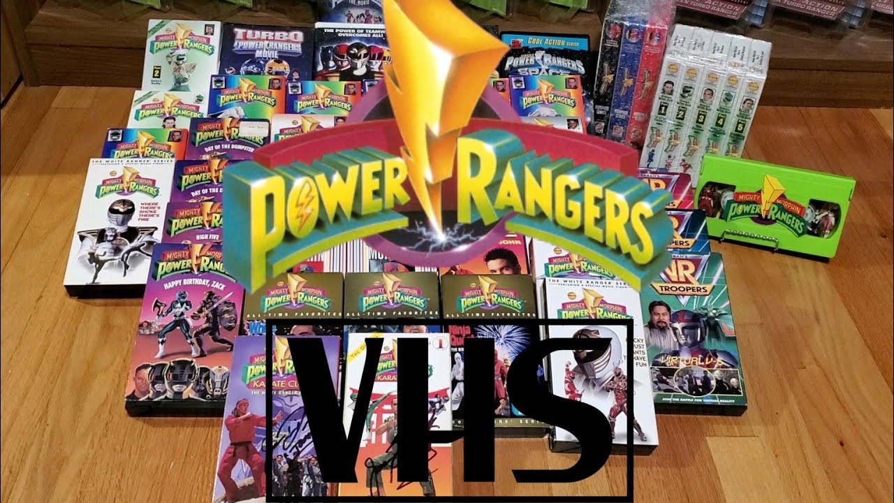 Power Rangers VHS collection opening - YouTube