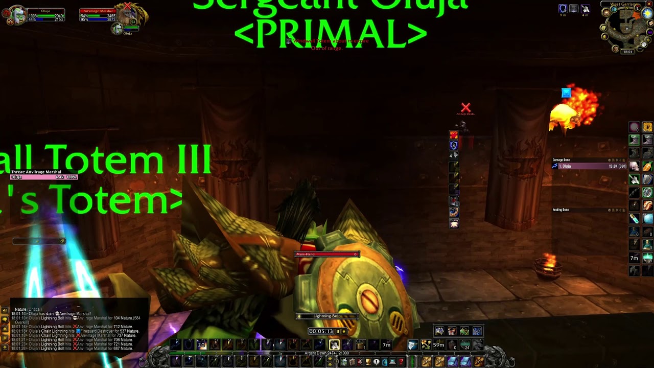 Classic: Shaman Solo General Angerforge run - YouTube