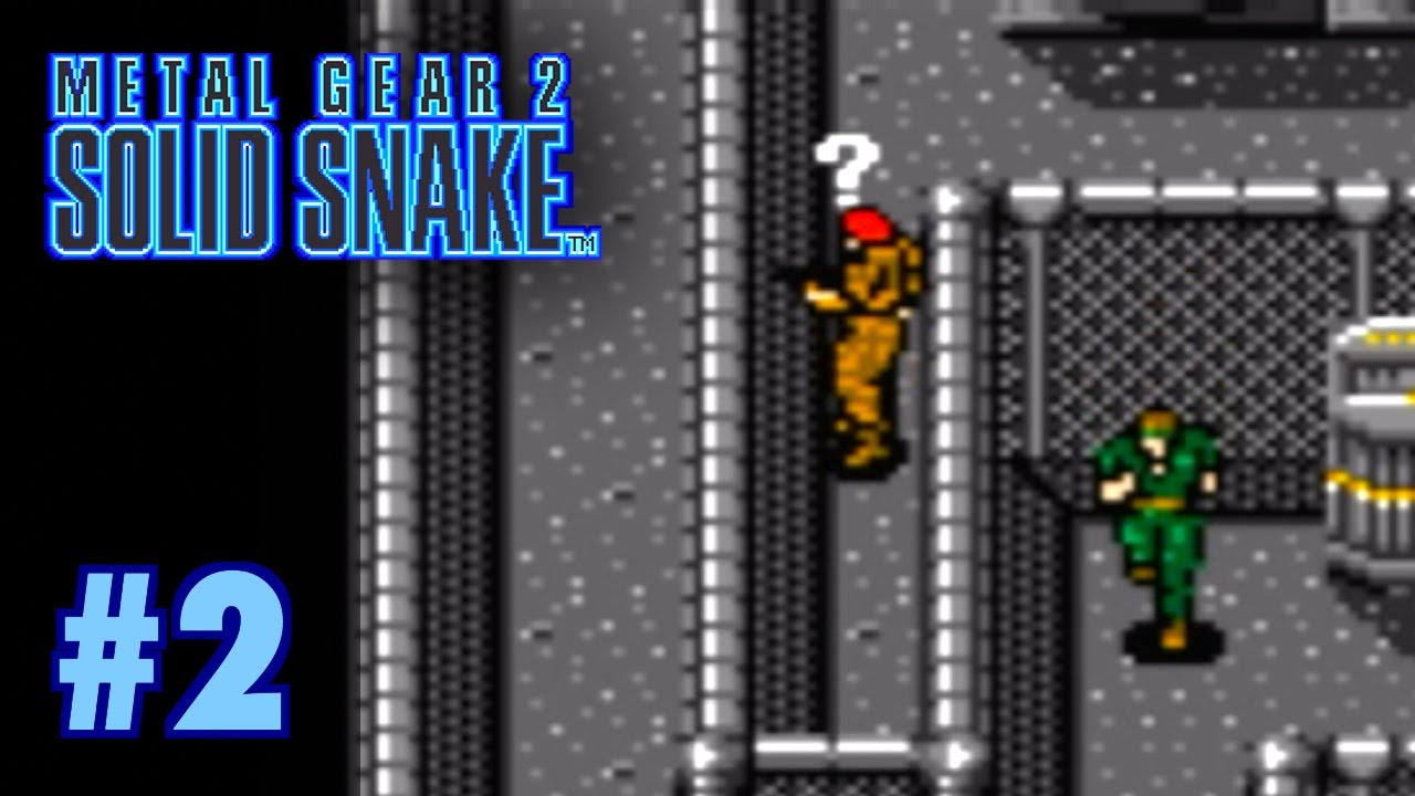 Metal Gear 2: Solid Snake (1990) | MSX2 | Part 2: Operation Intrude ...