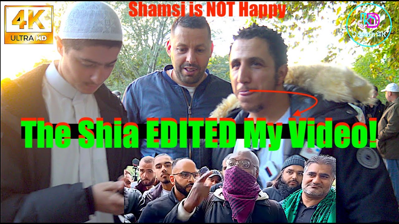 The Shia EDITED my Video! Shamsi Speakers Corner - YouTube