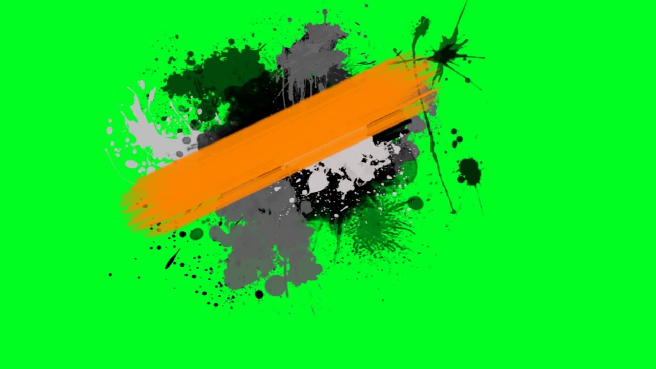 Green screen smart title Painted effects - YouTube