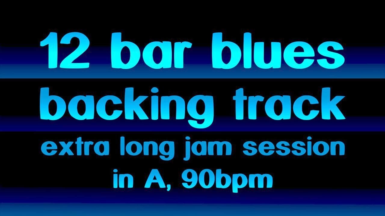 12 bar blues jam session in A, 90bpm. Backing track for Guitar. Play ...