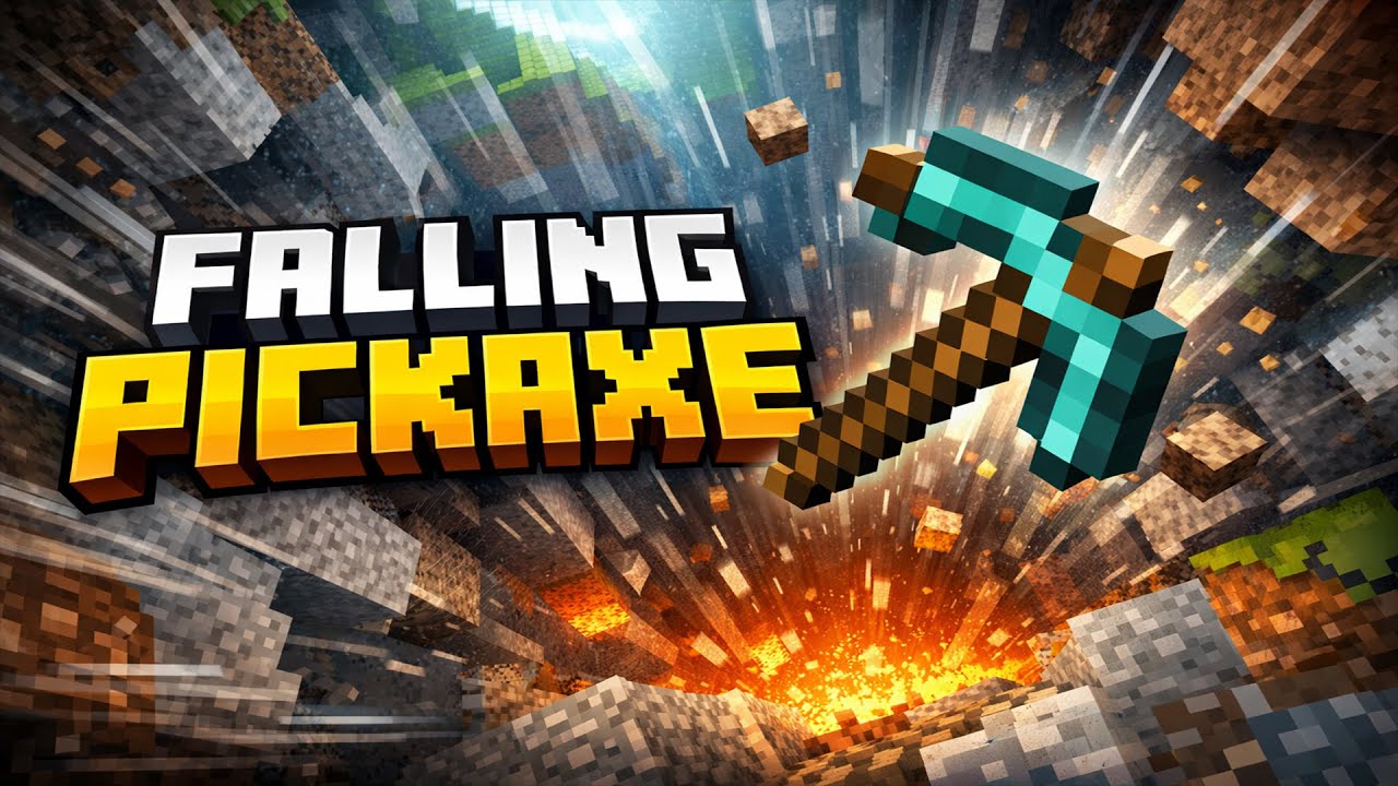 Falling Pickaxe Chat Control Live! #shorts #minecraft #live - YouTube