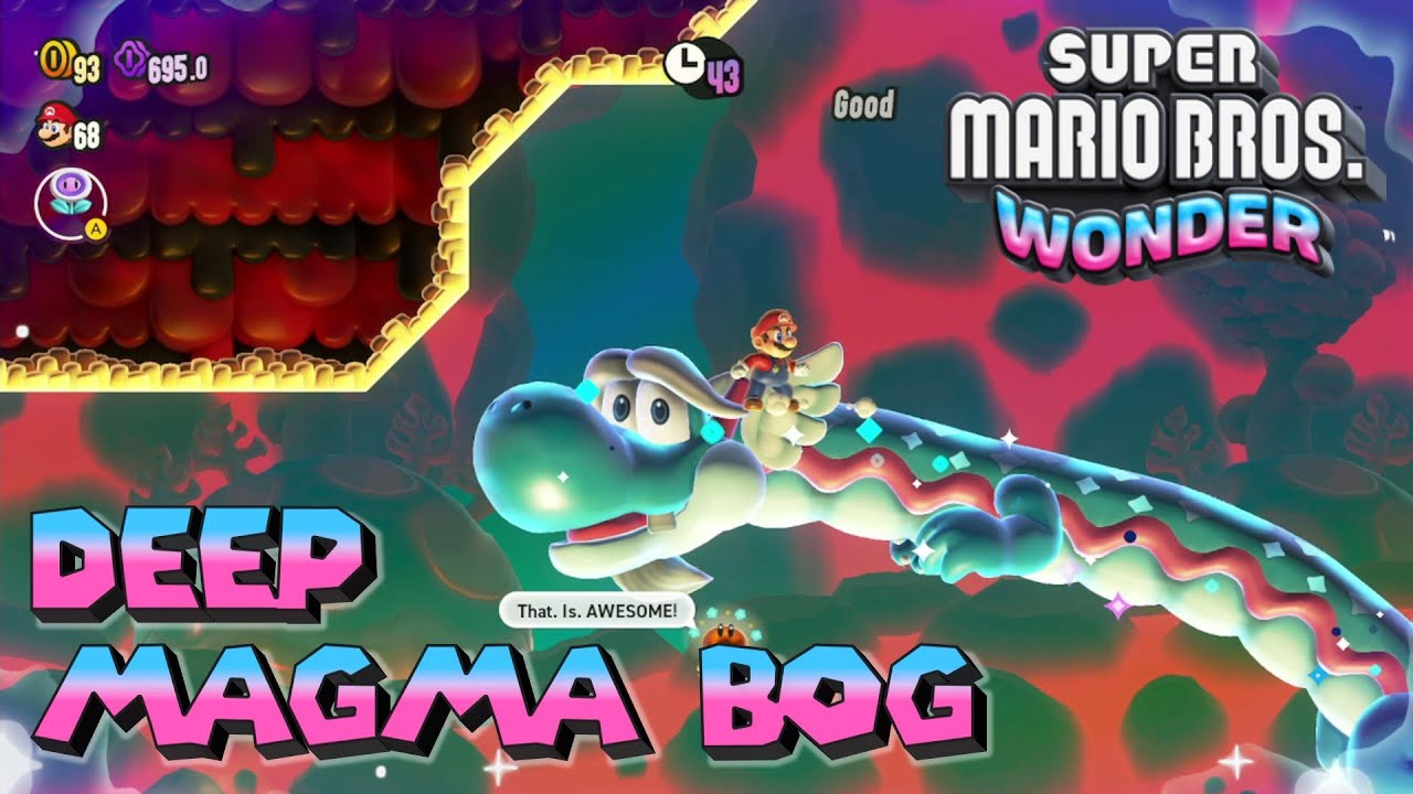 Super Mario Bros. Wonder: Deep Magma Bog Walkthrough (Part 11) - YouTube