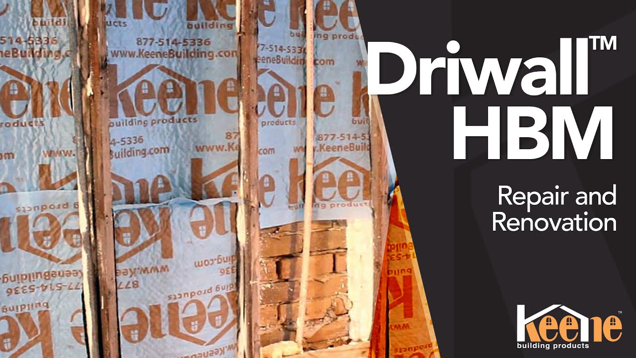 Driwall HBM – Repair and Renovation | Keene Building Products - YouTube