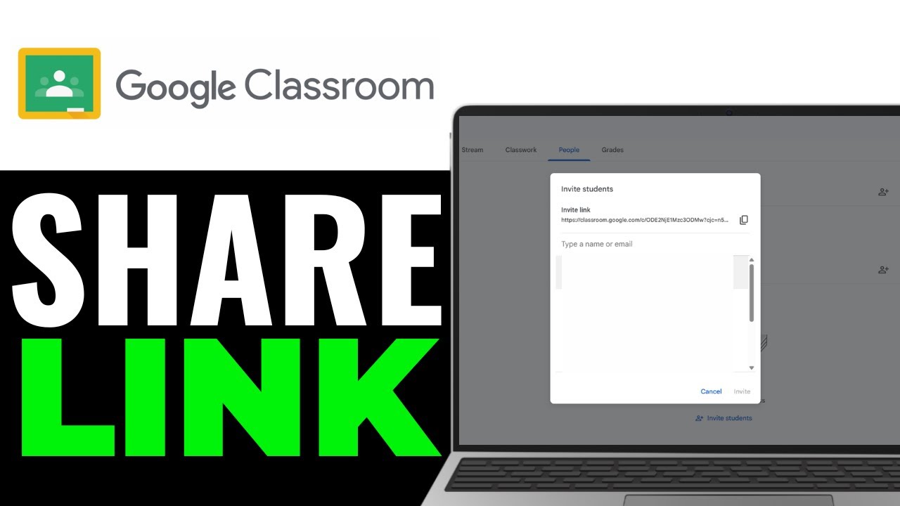 How to Share Google Classroom Link 2025 | How to Send Google Classroom ...