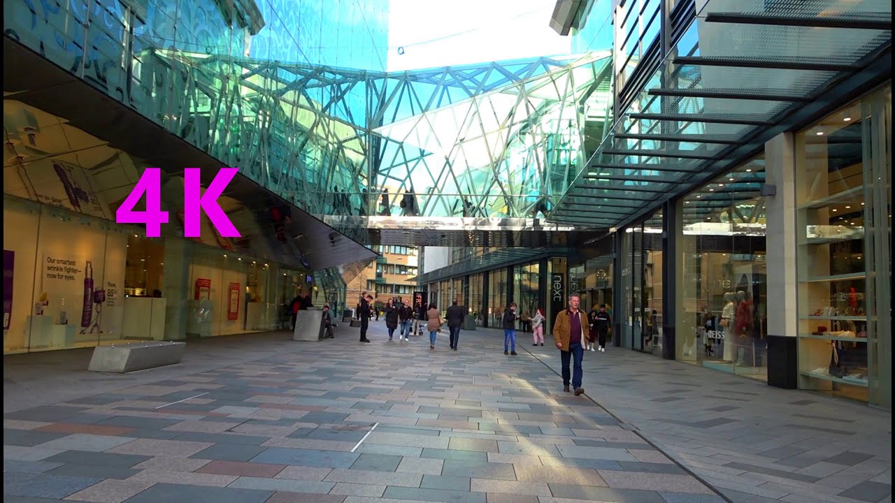 High Cross Shopping Centre, Leicester - City of England - 4K - YouTube