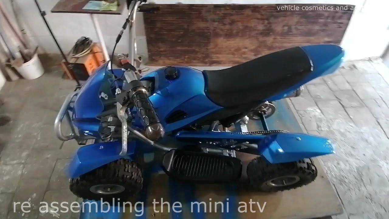 Re assembling the Mini ATV (Quad) - YouTube