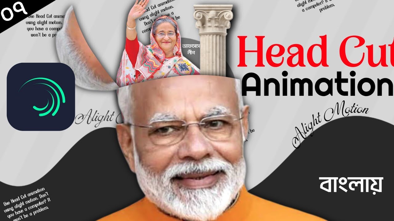 Head cut animation using Android Phone alight motion. No Pc 💻 Needed 😱 ...