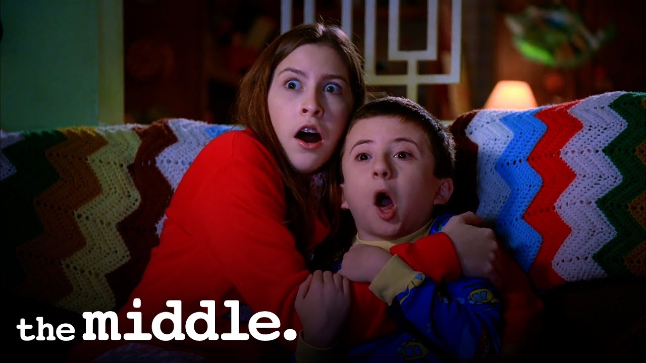 A Scary Movie Haunts Brick and Sue | The Middle - YouTube