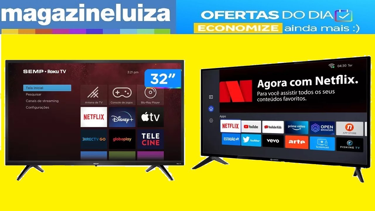MAGAZINE LUIZA Ofertas de SMART TV Pomoção do Dia - YouTube
