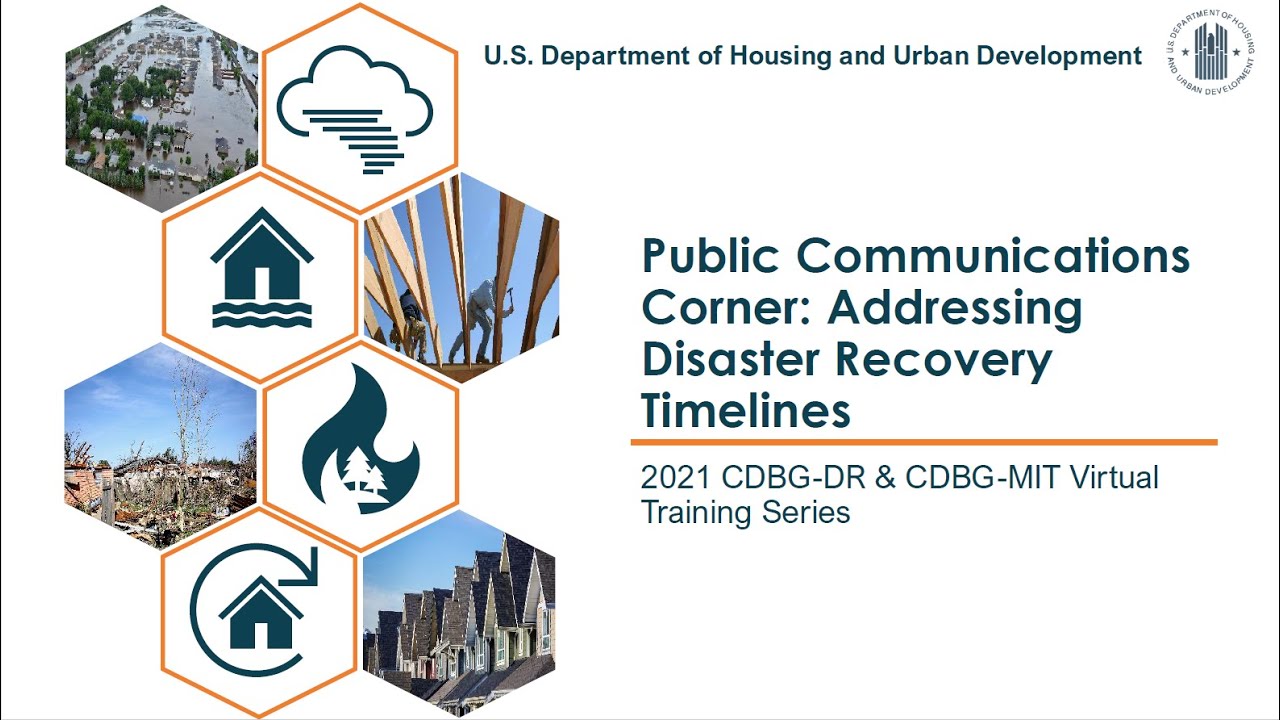 CDBG-DR/MIT Grantee-Led Sessions: Public Communications: Addressing ...