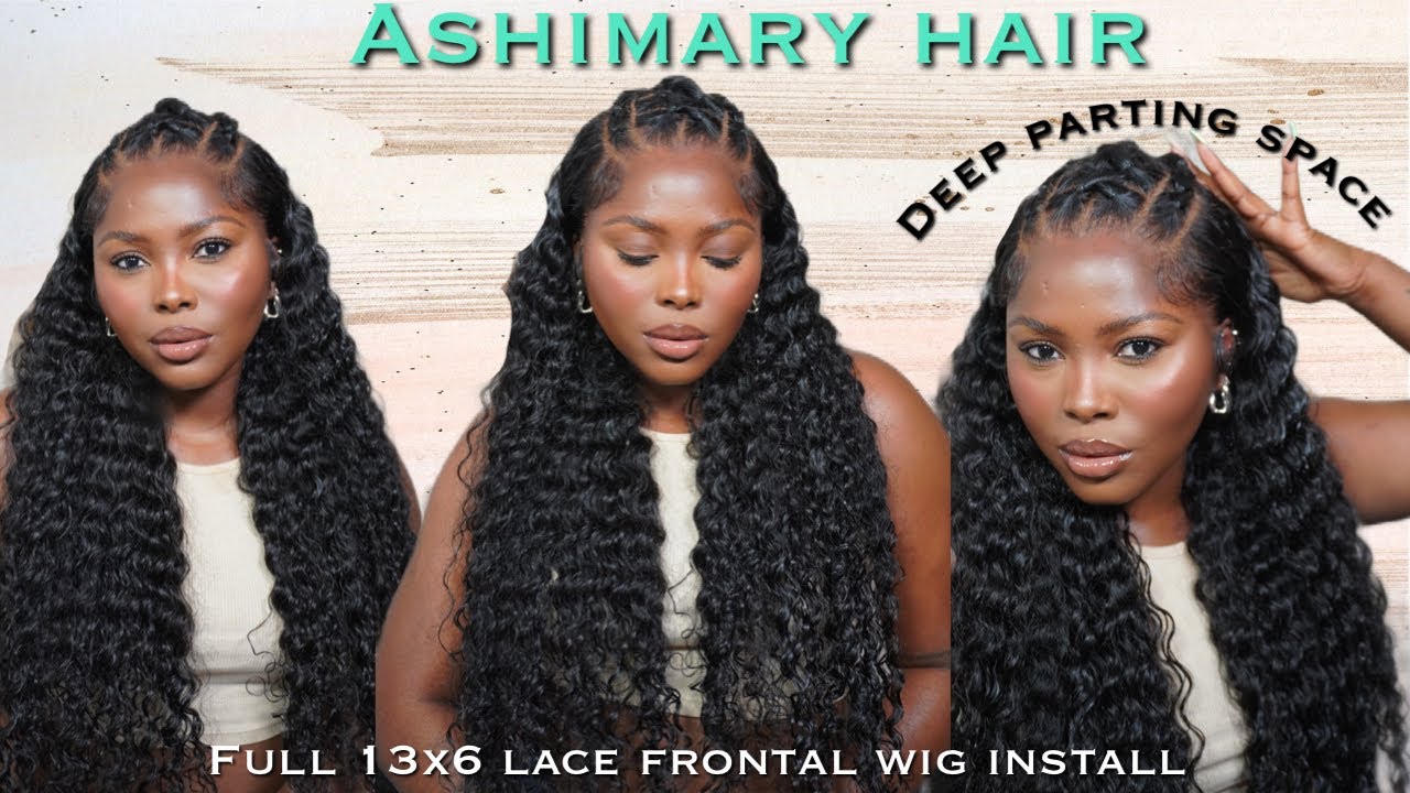 *MUST HAVE* 28 INCH DEEP WAVE FULL 13x6 FRONTAL WIG INSTALL🤯🔥| FT ASHIMARY HAIR - YouTube