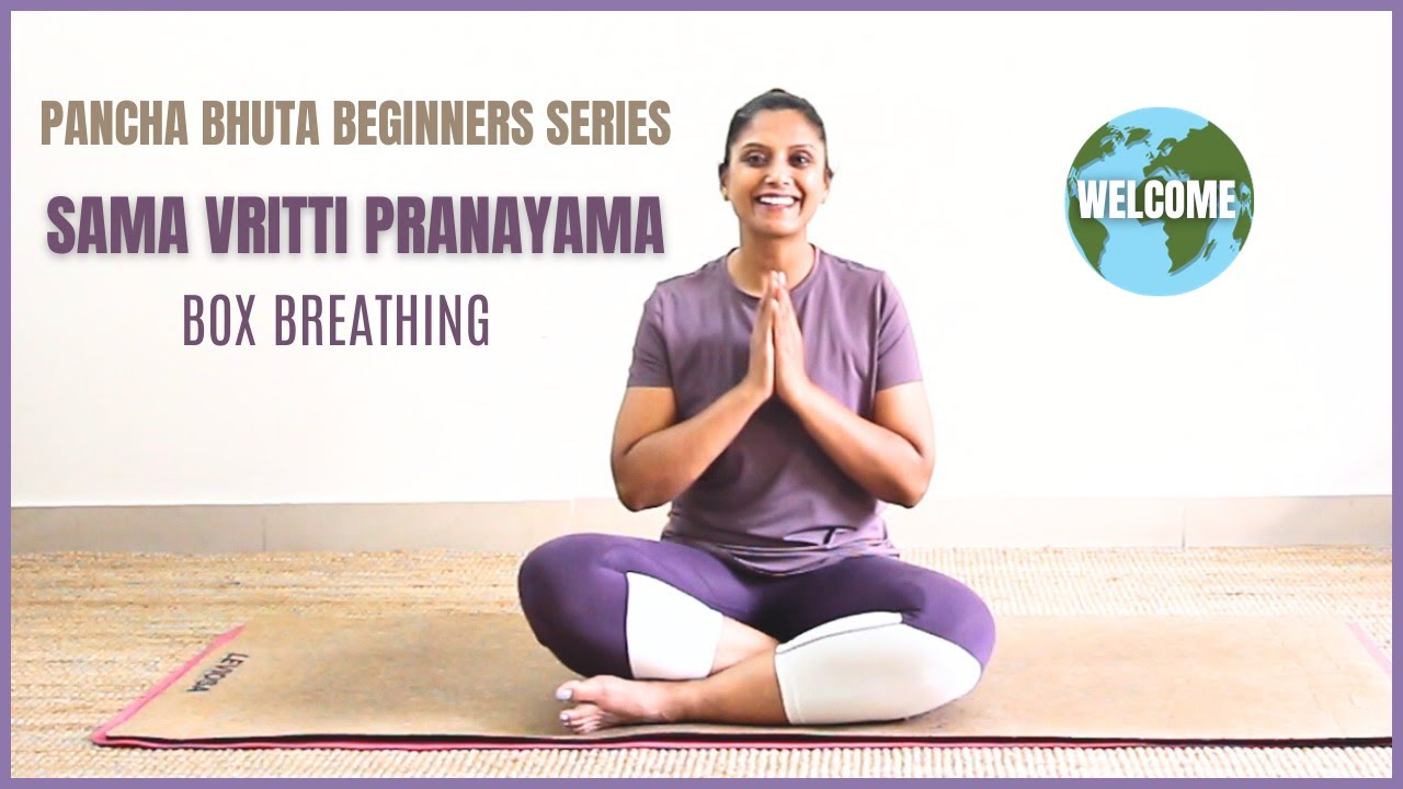 30 Days Of Yoga | Box Breathing For Beginners | Yoga With Archana Alur ...