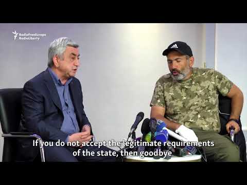 Armenian Prime Minister Walks Out Of Meeting With Protest Leader