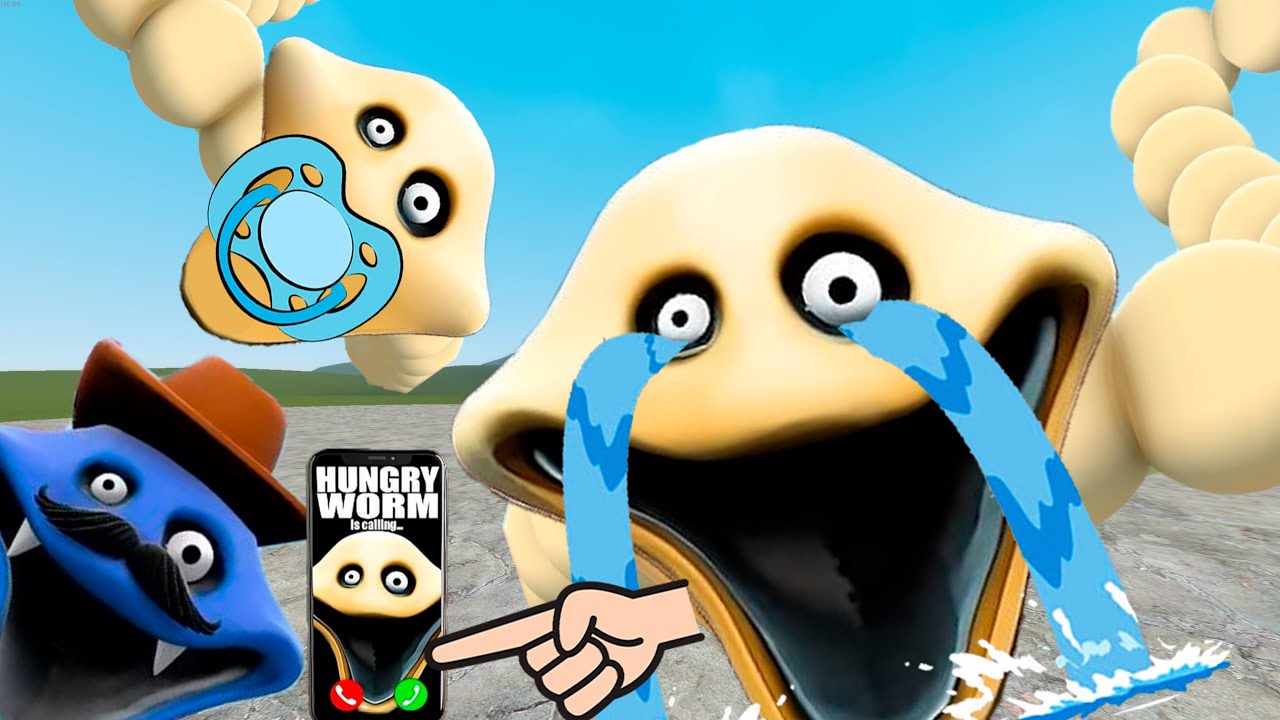 ROBLOX HUNGRY WORM IS CALLING VS ALL MONSTERS (Garry's Mod) - YouTube