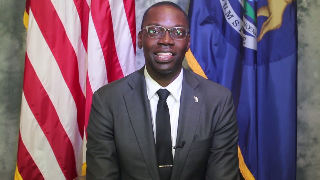 Lt Governor of Michigan salutes Women in Defense - YouTube