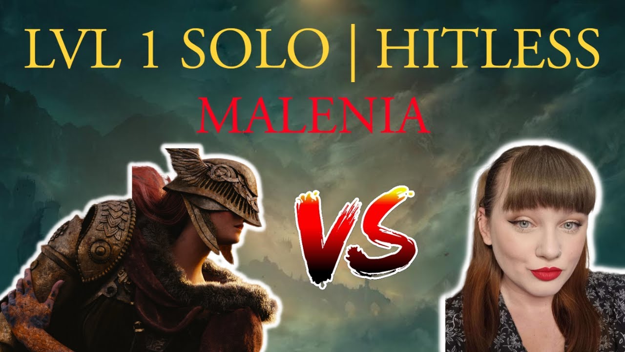Beating Malenia at Lvl 1 HITLESS - YouTube
