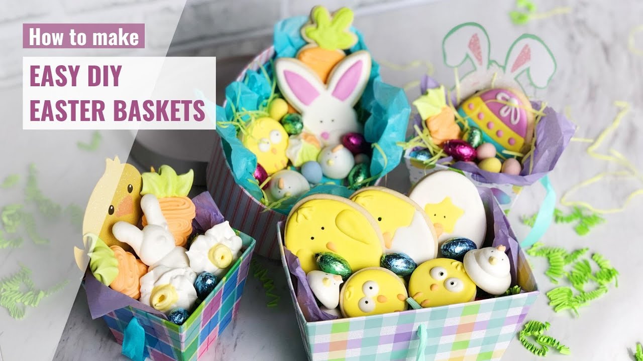 EASY DIY EASTER BASKETS - YouTube