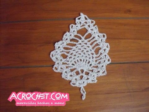 Posavaso piña tejido a crochet - YouTube